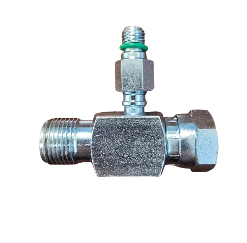 # 8 Inline Hose Adapter with 10mm Switch Port - Cold Hose