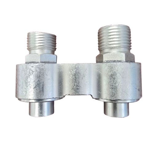 GM Compressor Horizontal Block Fitting with #8 and #10 Oring Fittings ...
