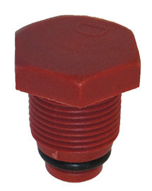 #8 Male Oring Cap for Female Insert Oring Fitting - Cold Hose