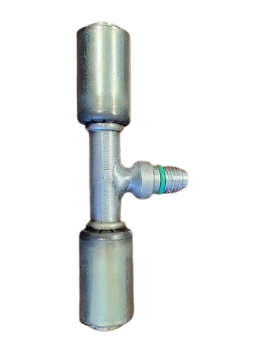 # 10 (1/2") Inline Splicer w/M12 Switch Port - Cold Hose