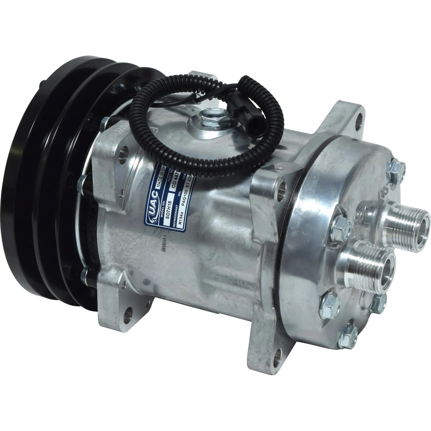 New Sanden Style Model Number 4478 4609 4690 AC Compressor - Cold Hose