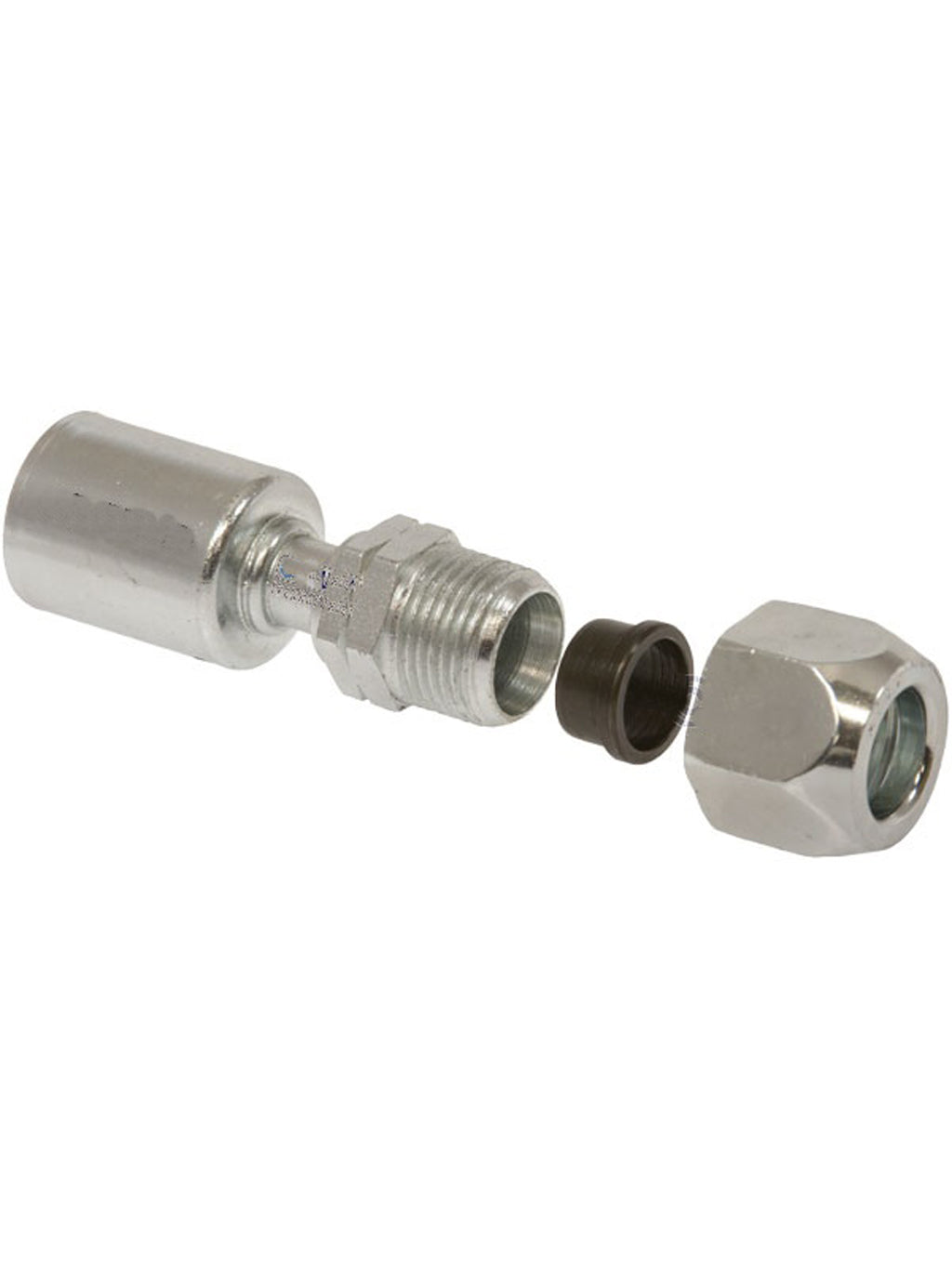 12MM Tube to #8 Hose Straight Compression Fitting - Cold Hose