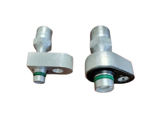 2007 - 2011 Jeep Wrangler JK Condenser Adapter Set - Cold Hose