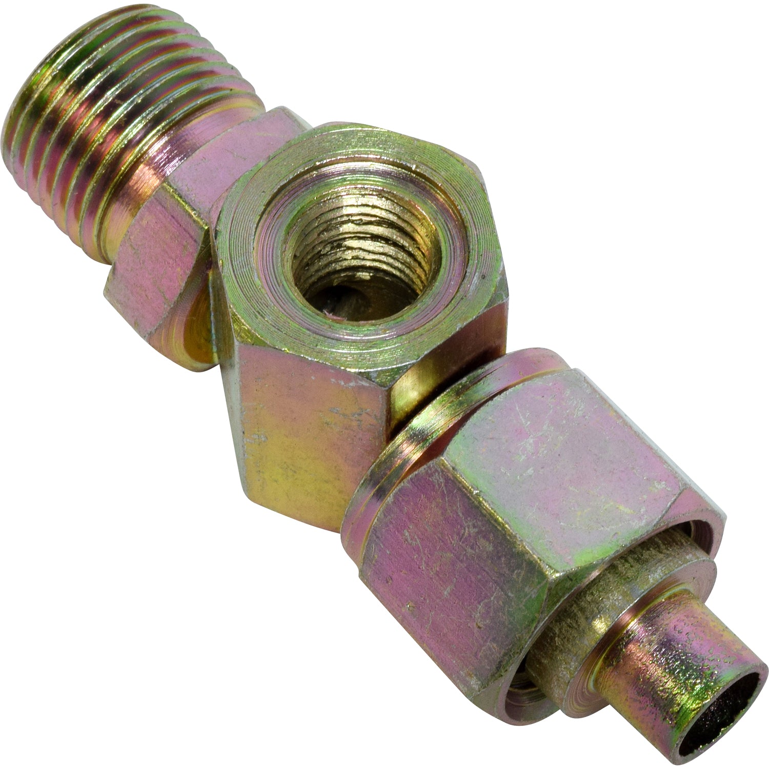 # 6 Inline Hose Adapter with 3/8"-24 Switch Port - Cold Hose