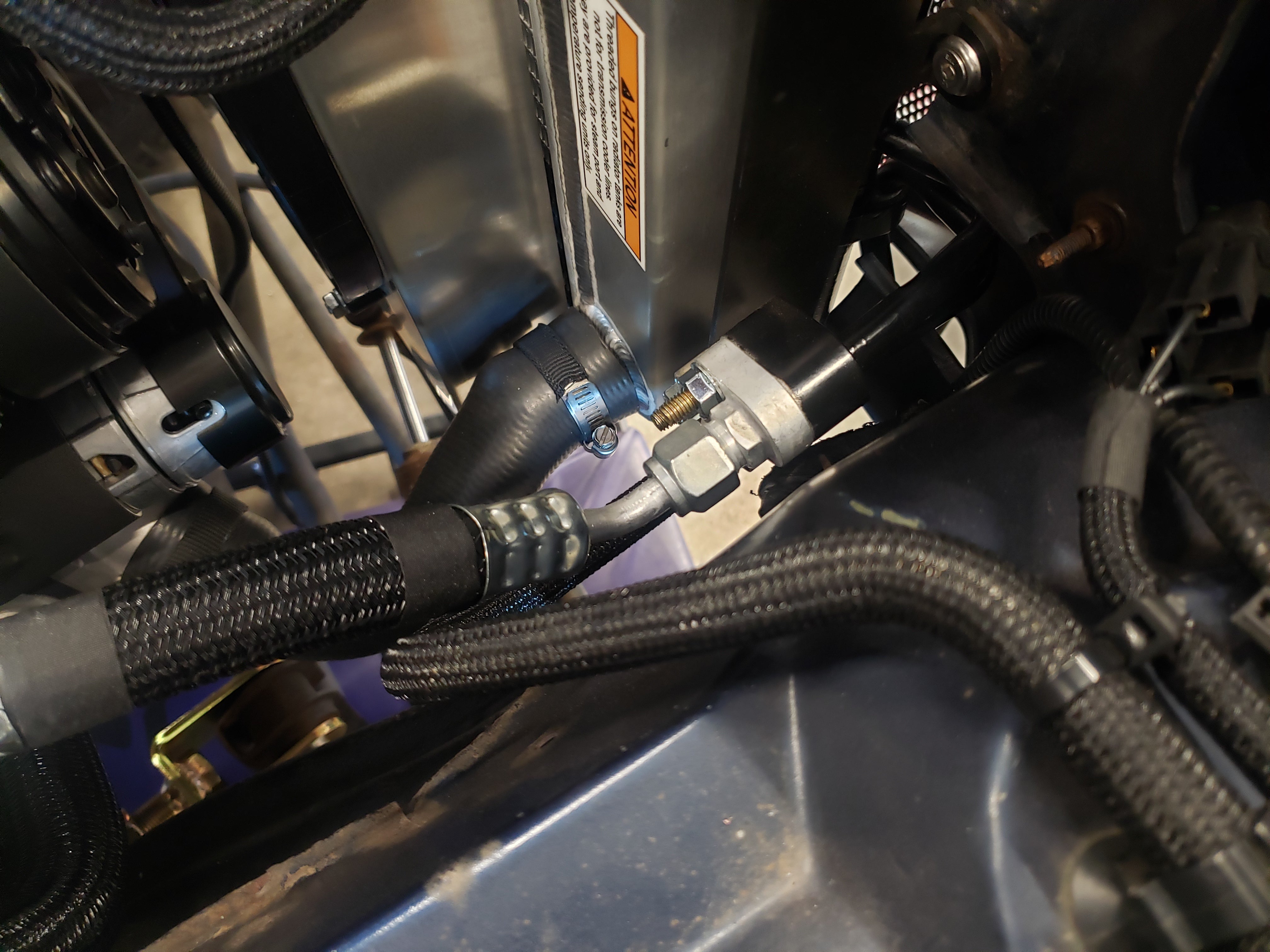 Jeep Wrangler TJ 2000-2006 with LS SD7B10 Compressor Motor Swap Hose K ...