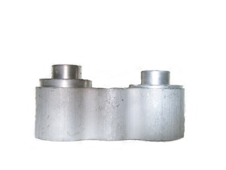 GM LS1 LS2 Style Vertical Raised Face Compressor Block - Cold Hose