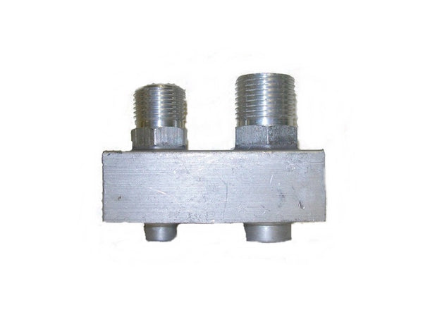 GM LT Corvette LS3 CVC Vertical Compressor Block - Cold Hose