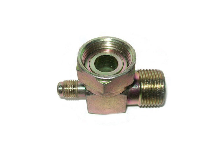 Rotalock Suction Fitting 1-4" R12 Low Side Port - Cold Hose
