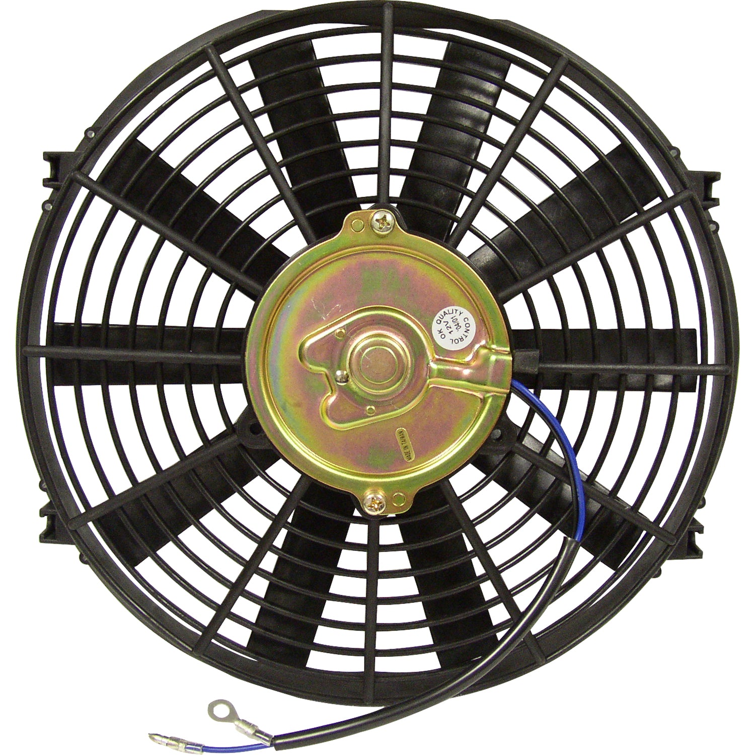 12" Auxiliary Straight Blade Universal Electric Condenser Fan - Cold Hose