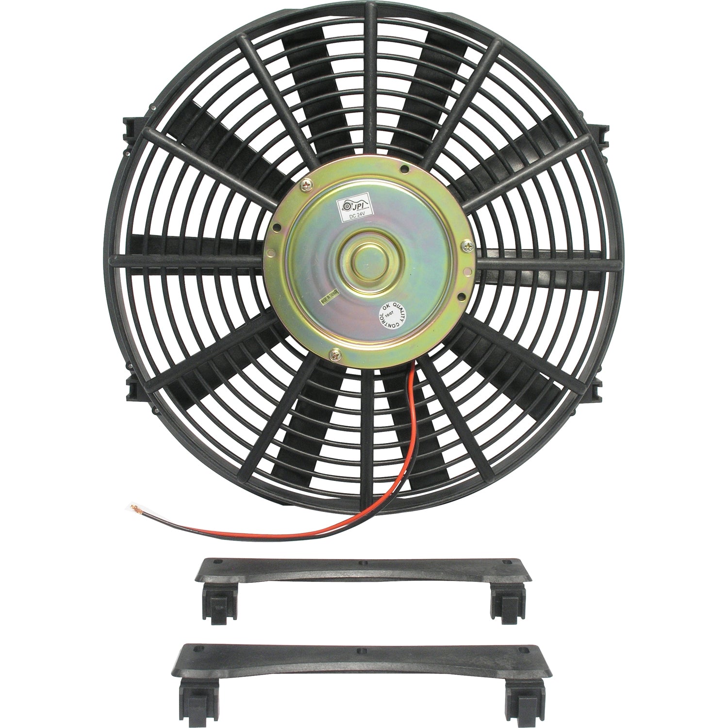 14" Auxiliary Straight Blade Universal 24V Electric Condenser Fan ...