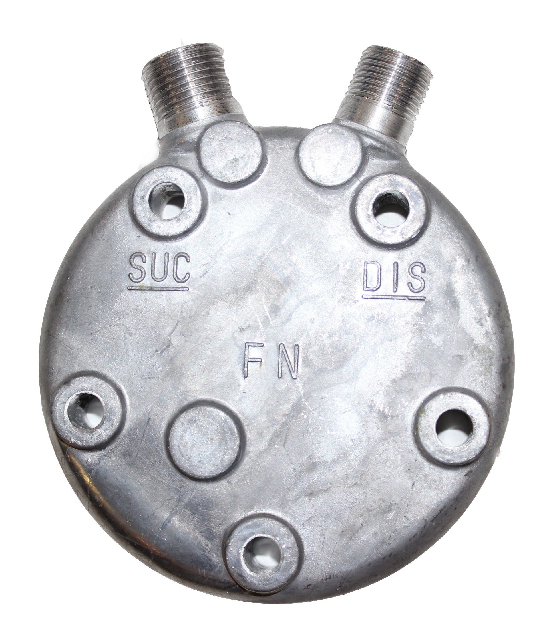 Sanden FL Rear Compressor Head - Cold Hose