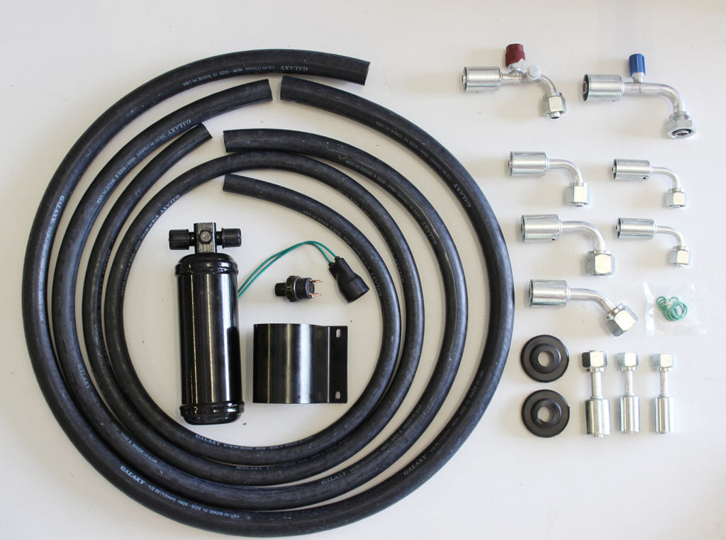 Universal R-134a Hose Kit with Drier and Binary Switch for Mounting on ...