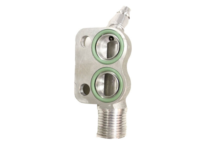 John Deere Nippondenso 6E171 Ford FS6 6P148A Compressor Suction Manifo ...