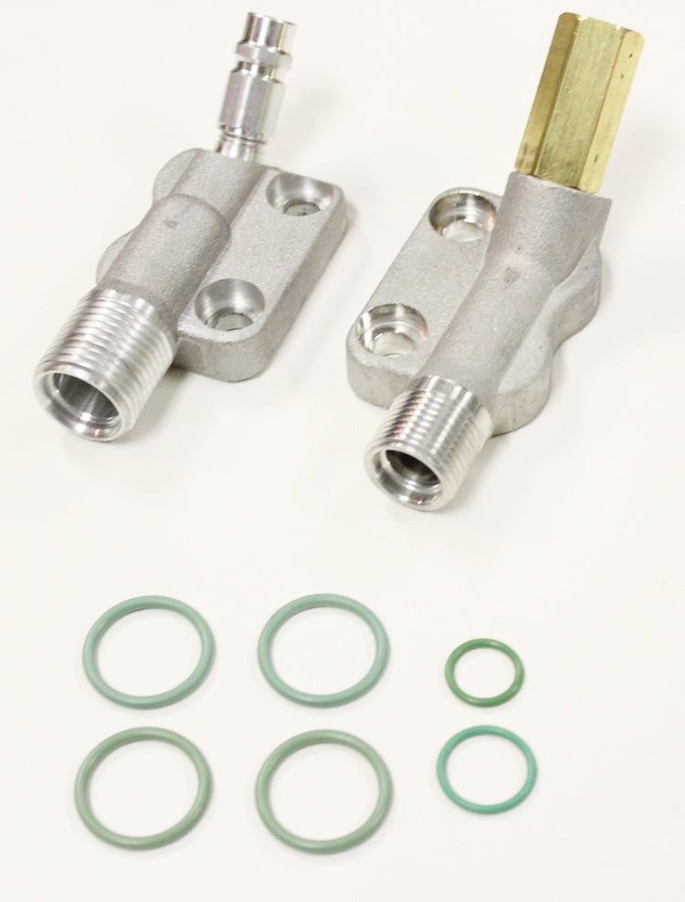 John Deere Nippondenso 6E171M Ford FS6 6P148A Compressor Suction and D ...