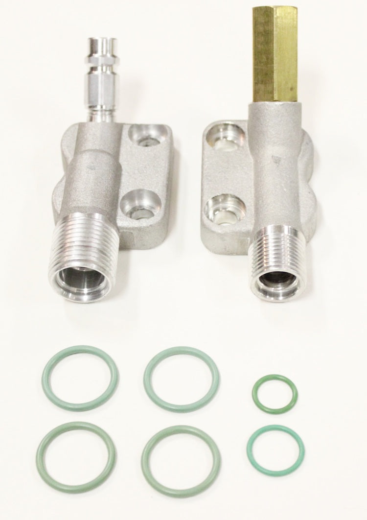 John Deere Nippondenso 6E171M Ford FS6 6P148A Compressor Suction and D ...