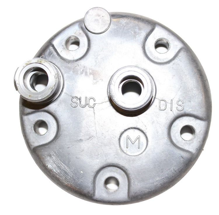 Sanden M Rear Compressor Head - Cold Hose